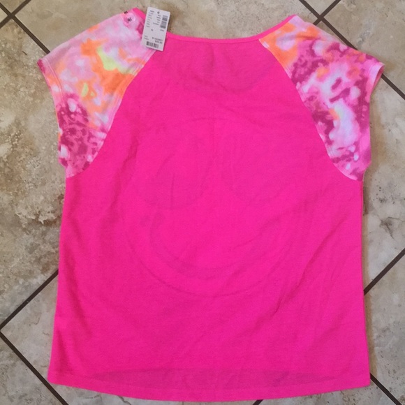 Justice | Shirts & Tops | Nwt Justice Pink Sequined Smiley Face Tshirt ...